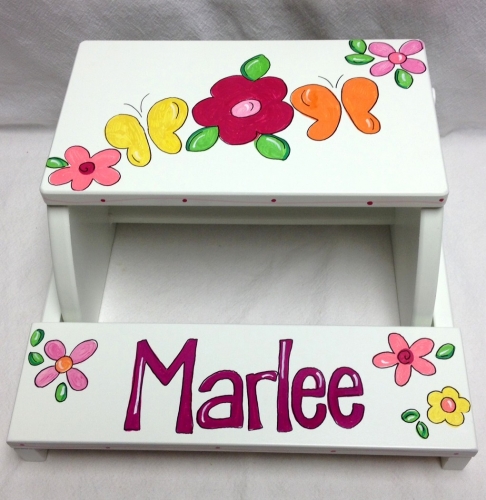 Garden flip up step stool | Kidoodles Inc